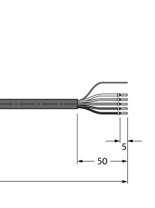 执行器/传感器电缆，PVC - Connection cable