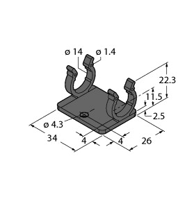 - M12 公头接插件安装夹具