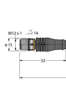 执行器/传感器电缆，PUR - Connection cable